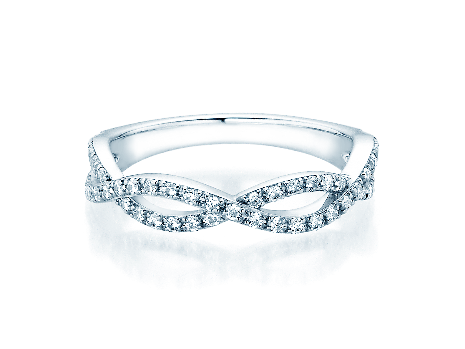 Engagement ring Diamond Curve